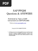 Control Key vs. Standard Value Key in SAP PP | PDF