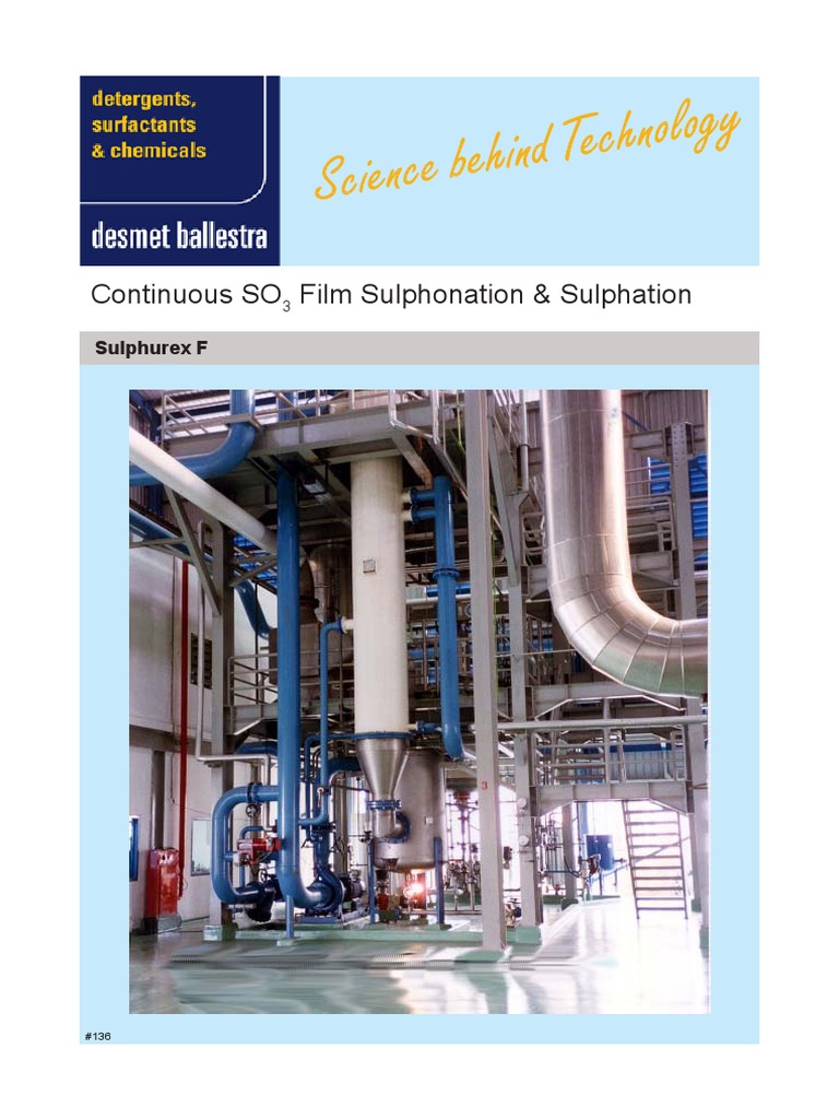 Continuous Sulphonation Process Overview | PDF | Chemical Reactor ...
