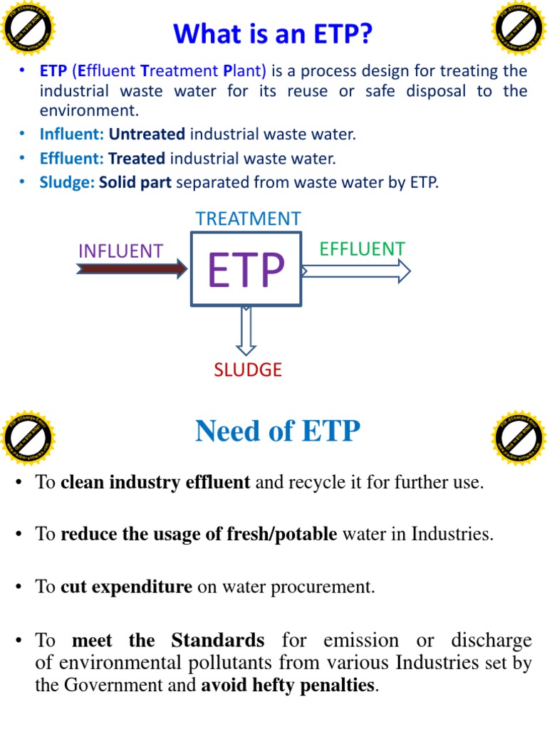 ETP Details | PDF | Sewage Treatment | Wastewater
