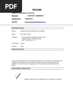 10th Pass Resume Template | PDF