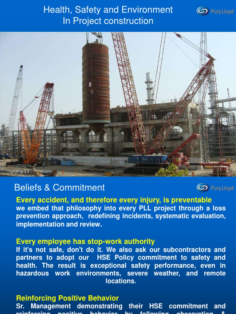 EHS Plan | PDF | Reinforcement | Occupational Safety And Health