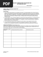 Fans Testing & Commissioning Format-R0 | PDF | Mechanical Fan | Duct (Flow)