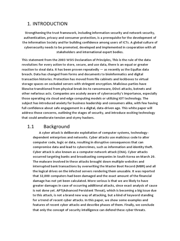 Cybersecurity Report: Trends and Insights | PDF | Computer Security ...