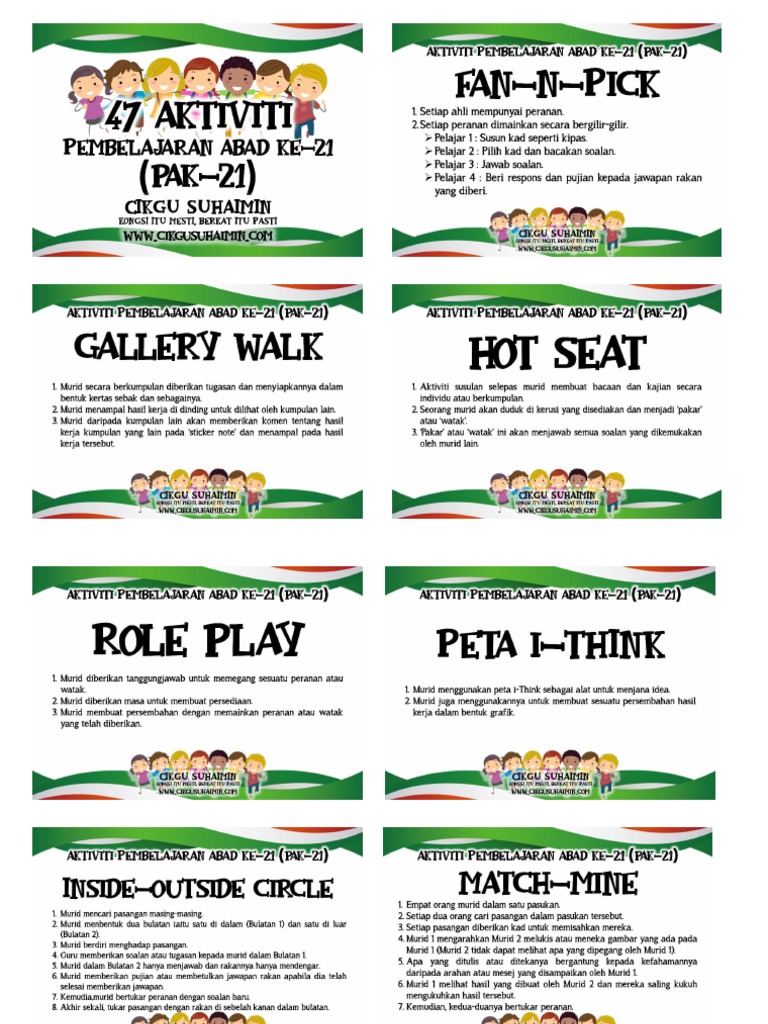Aktiviti PAK21 | PDF
