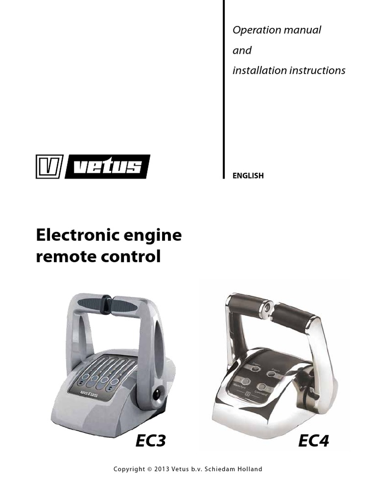 Electronic Engine Remote Control: EC3 EC4 | PDF | Aircraft Flight ...