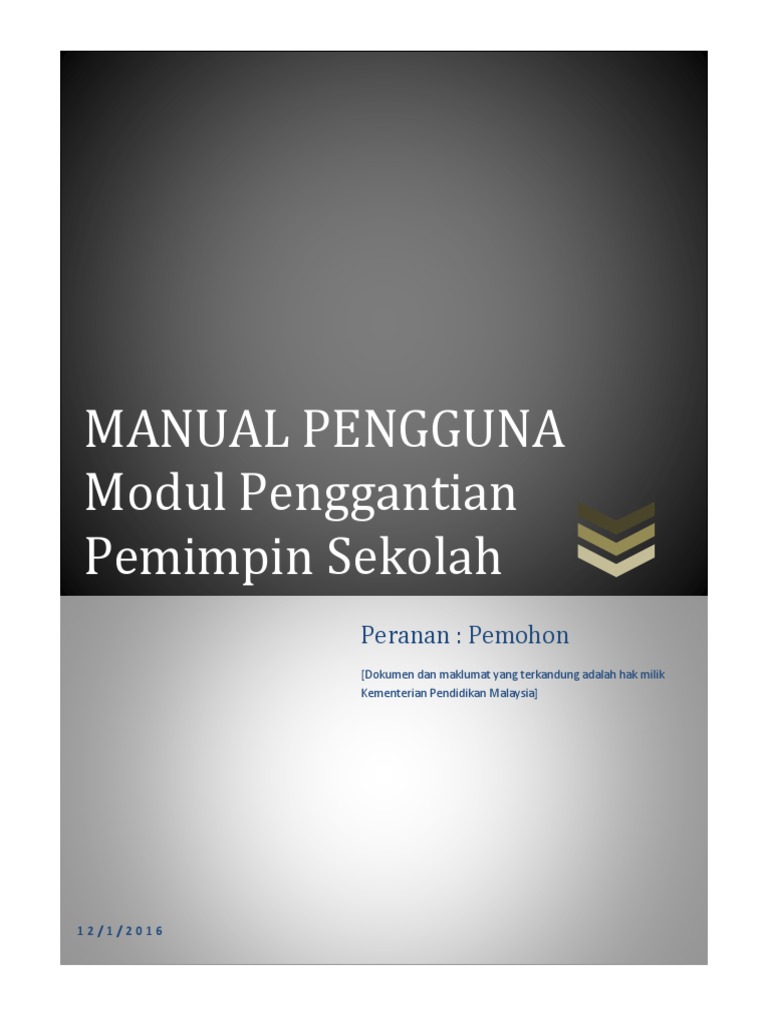 NPQEL ManualPengguna Pemohon PDF | PDF