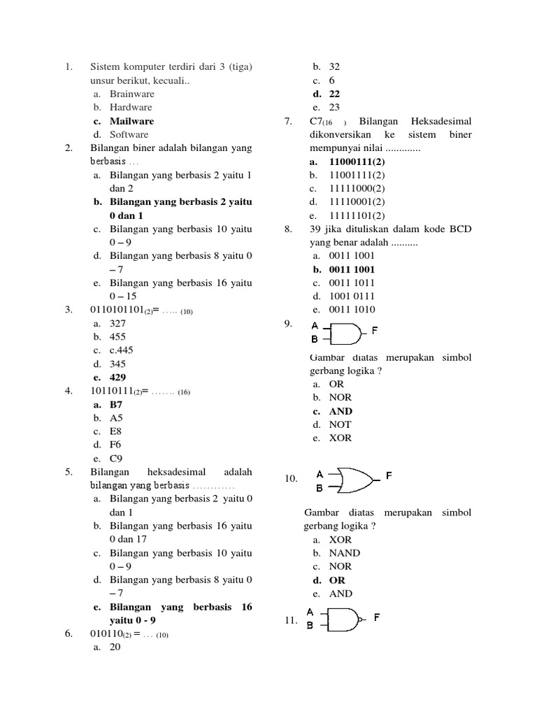 Soal Uas Siskom | PDF