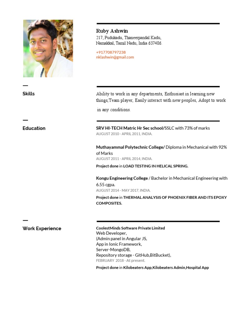 Ruby Resume PDF | PDF | Software | Computing