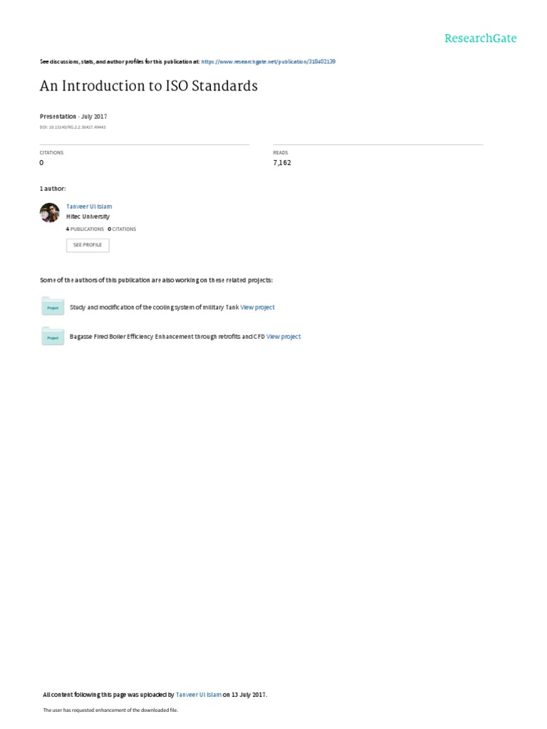 Introduction To ISO Standards | PDF | Iso 9000 | International ...