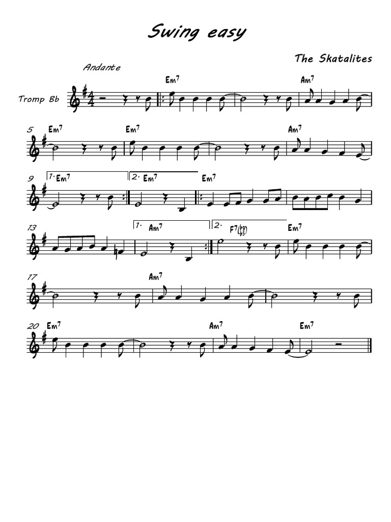 Swing Easy - BB PDF | PDF