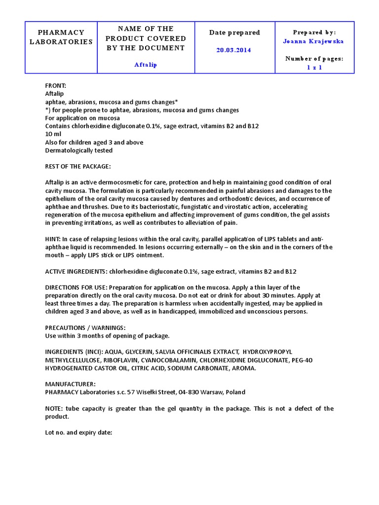 Cysturo C | PDF | Topical Medication | Vitamin B12