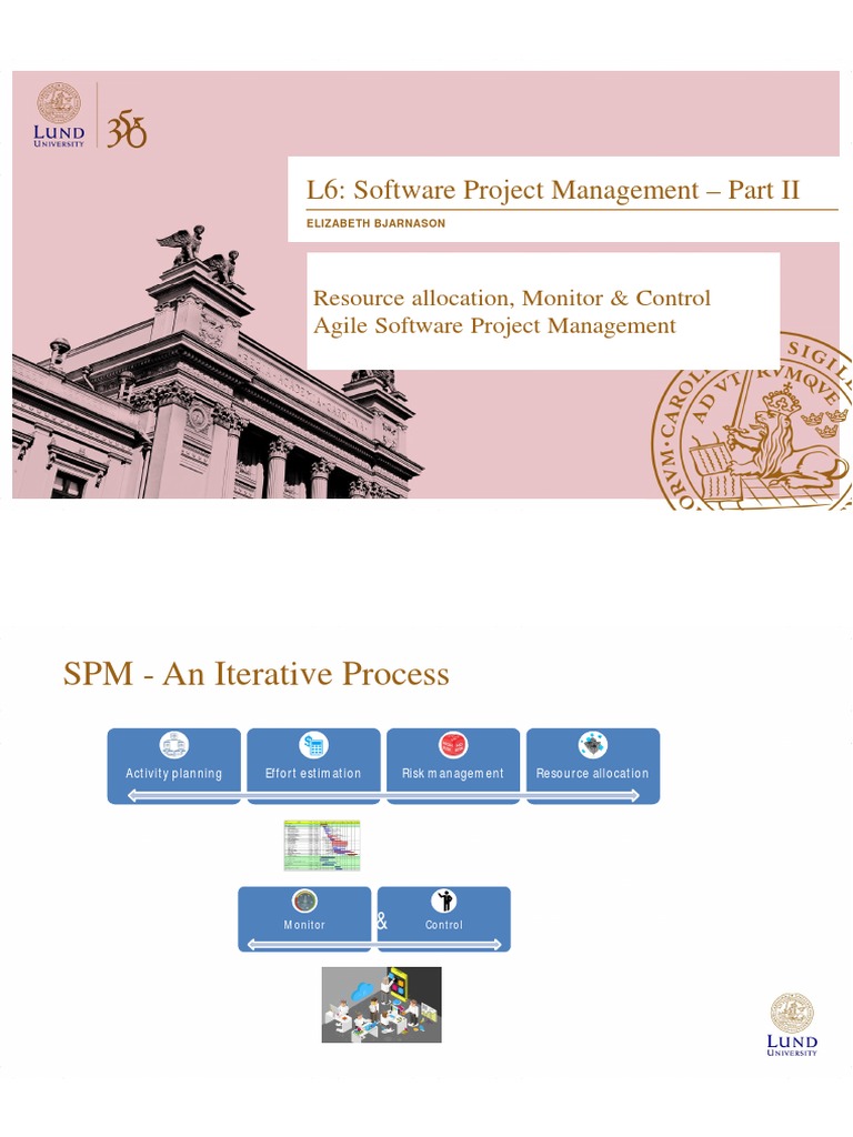 SPM - An Iterative Process: L6: Software Project Management - Part II | PDF | Scrum (Software ...