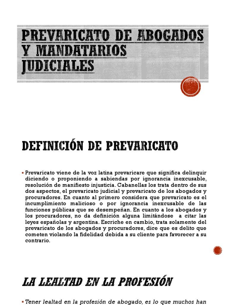 PREVARICATO | PDF | Juez | Justicia