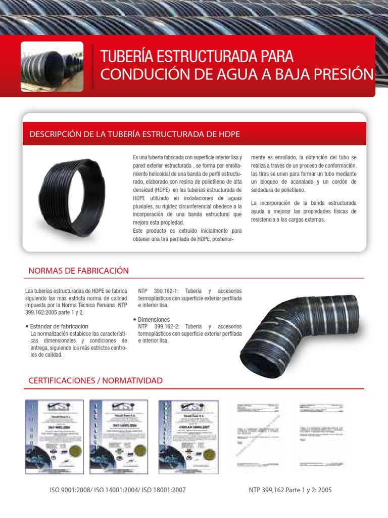 Triptico RIB LOC Hdpe Ilovepdf Compressed | PDF | Tubería (transporte de fluidos) | Acero