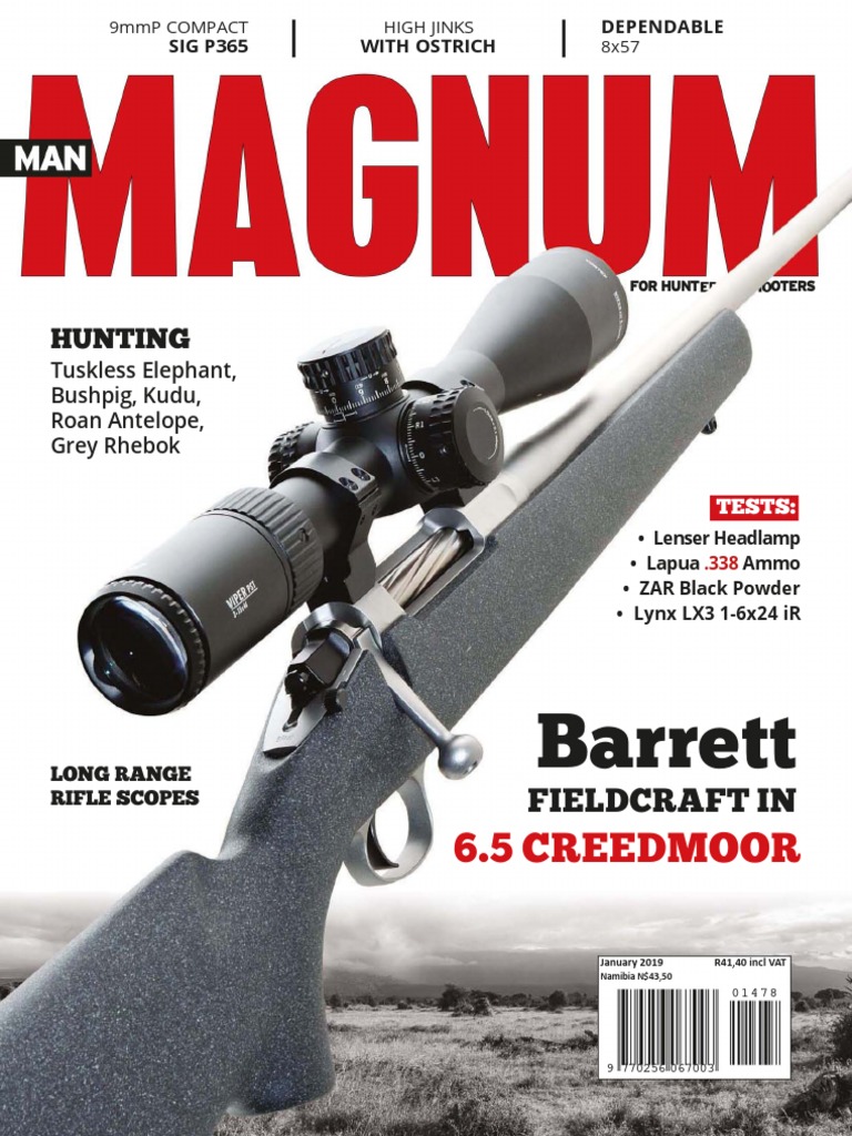 Man Magnum January 2019 Preview | PDF | Firearms | Projectile Weapons