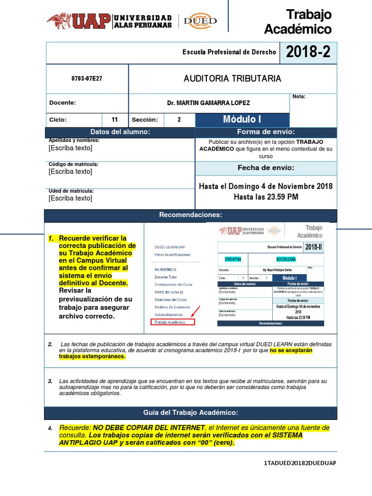 AUDITORIA TRIBUTARIA | Impuestos | Impuesto sobre la renta