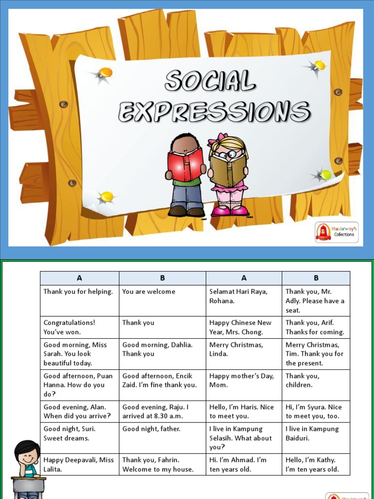 Social Expressions | PDF