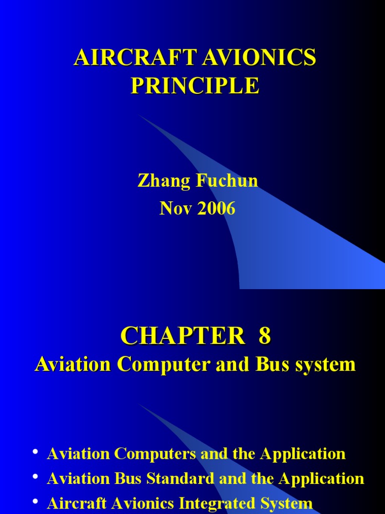Aviation Computers and Bus Systems | PDF | Input/Output | Analog To ...
