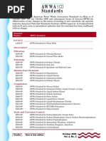 Awwa Codes and Standards | PDF | Pipe (Fluid Conveyance) | Valve