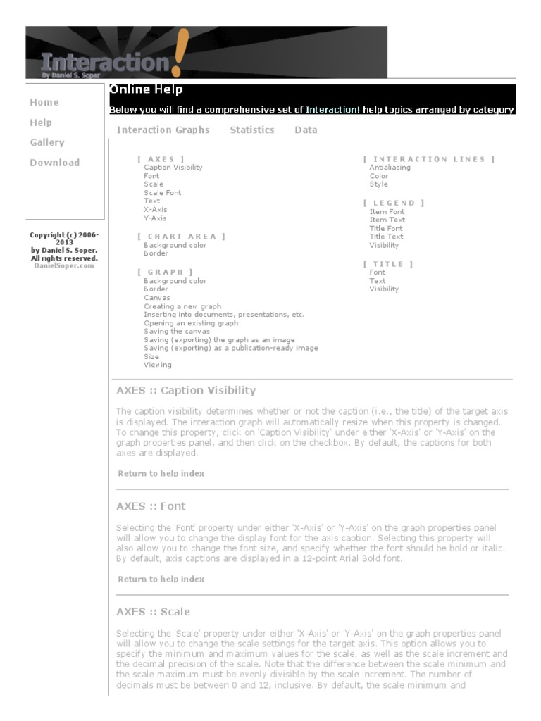 Interaction! - Help - Windows Software For Graphing and Analyzing ... Interaction! - Help - Windows Software For Graphing and Analyzing ...