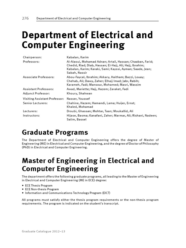 Ece | PDF | Thesis | Postgraduate Education