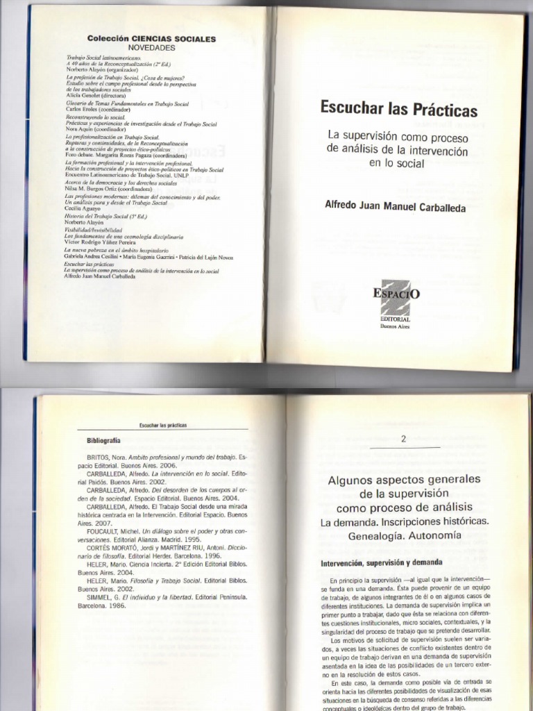 Escuchar Las Practicas (Capitulo II) - Carballeda | PDF