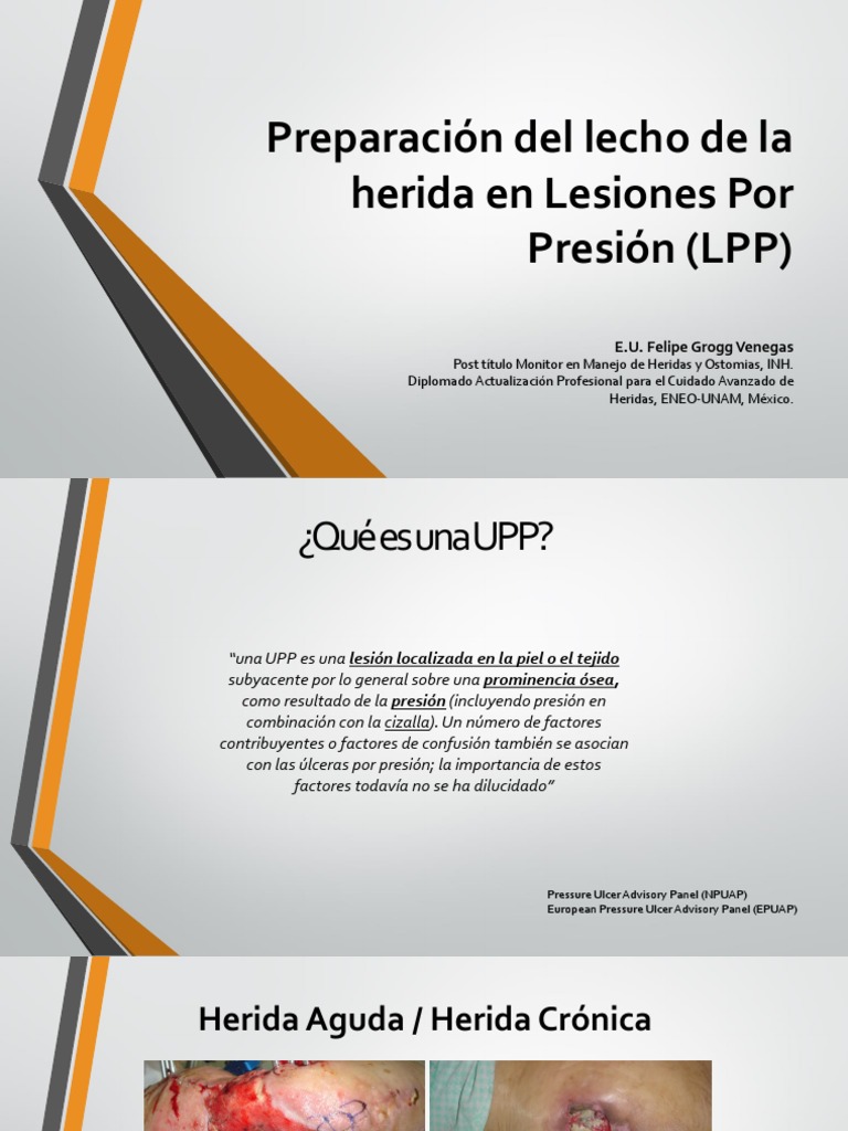 Preparación Del Lecho de La Herida en Lesiones Por Presión (LPP) | PDF ...