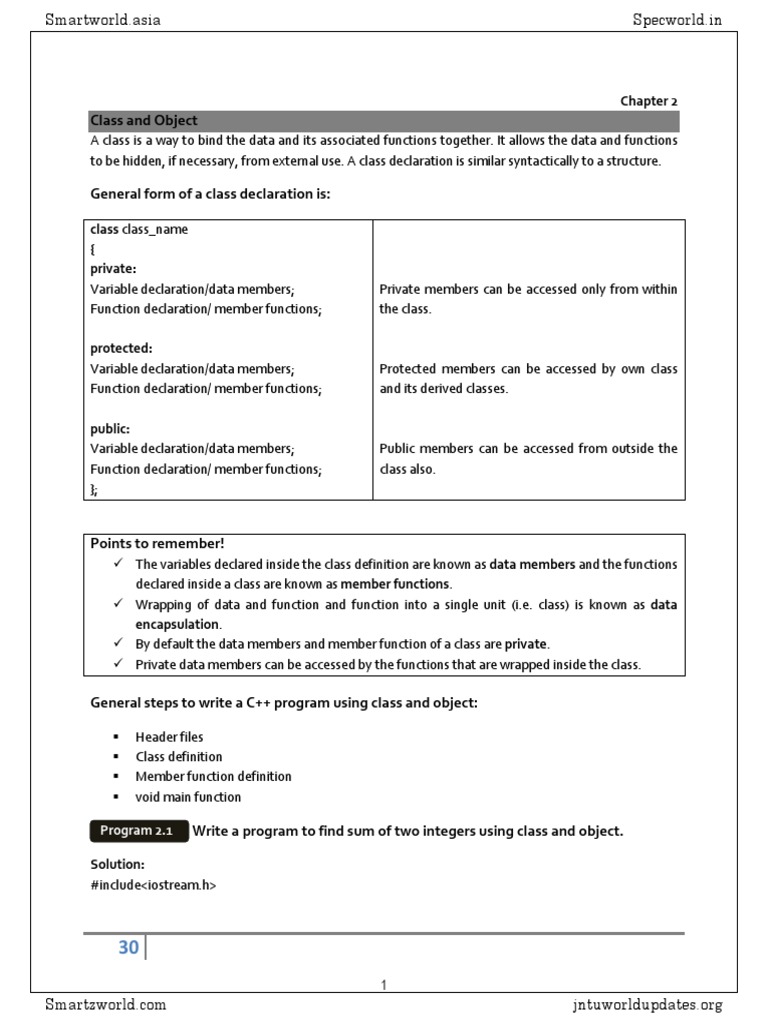 Object Oriented Programming Through C C2 | Download Free PDF ...