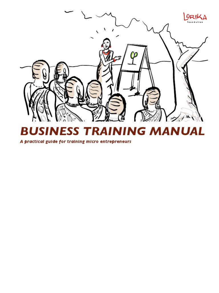 Business Training Manual: A Practical Guide For Training Micro ...