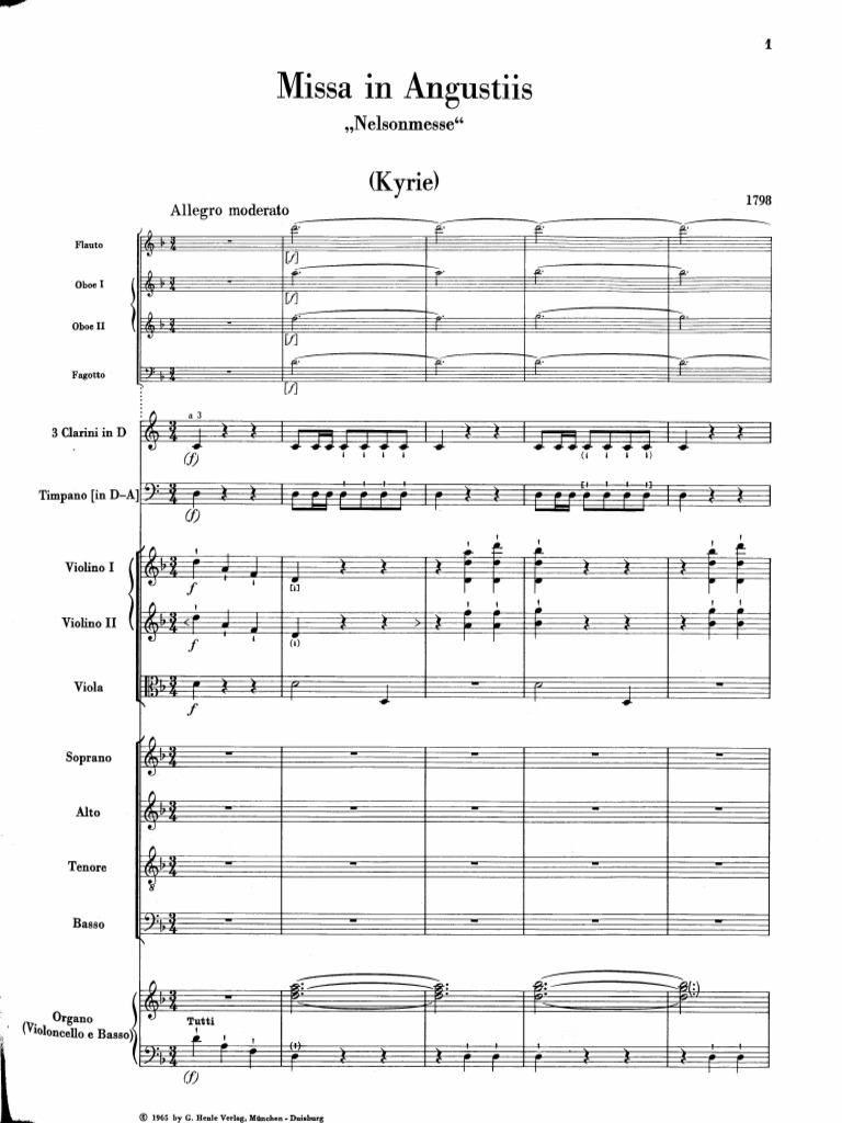 Haydn - Nelson Mass PDF | PDF