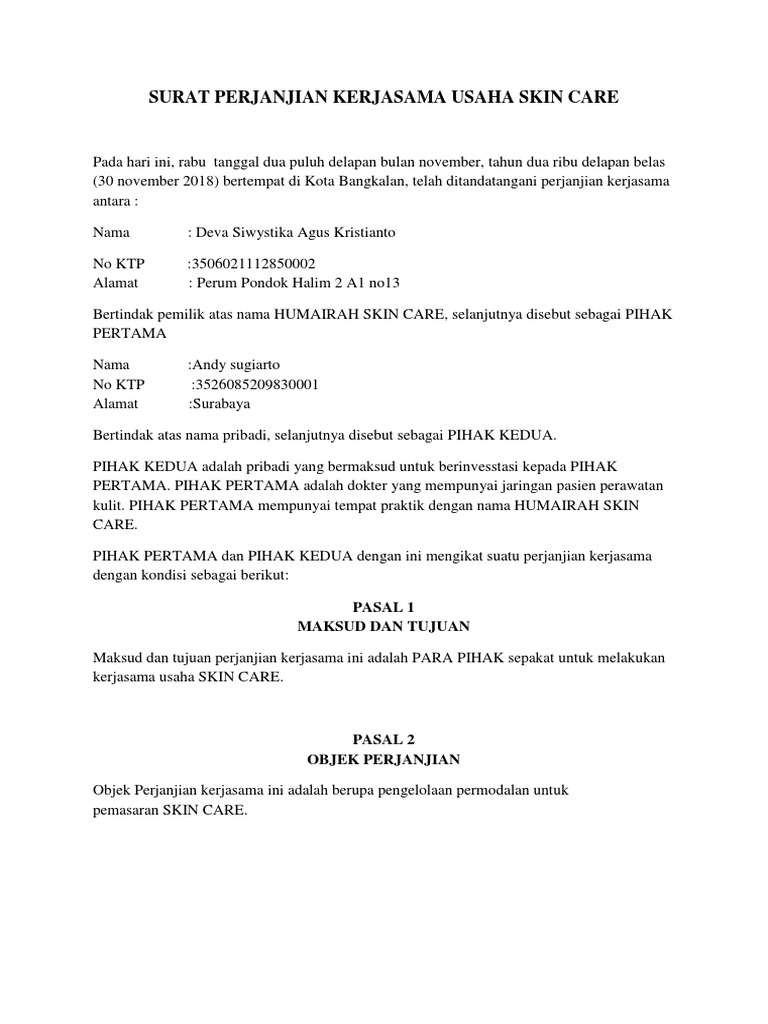 Surat Perjanjian Deva | PDF