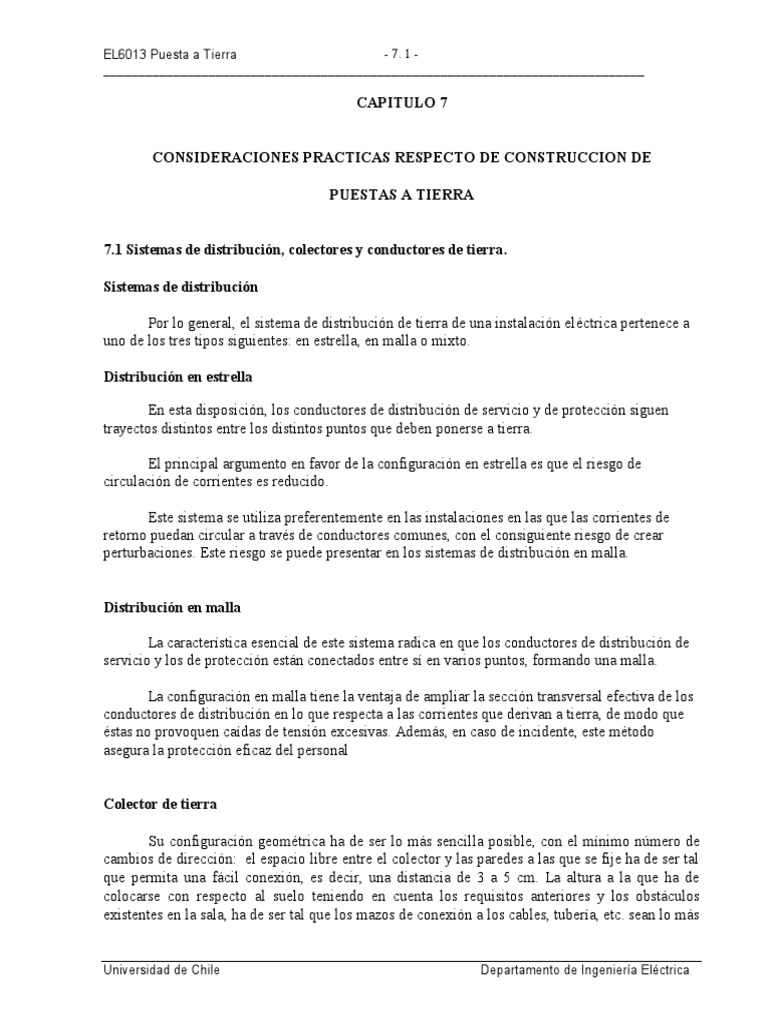 7 Construcci N de Puestas A Tierra PDF | PDF | Soldadura | Construcción