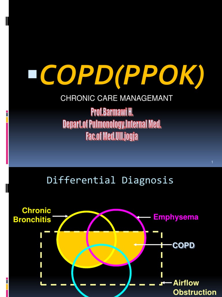 Copd (Ppok) : Chronic Care Managemant | PDF | Chronic Obstructive ...