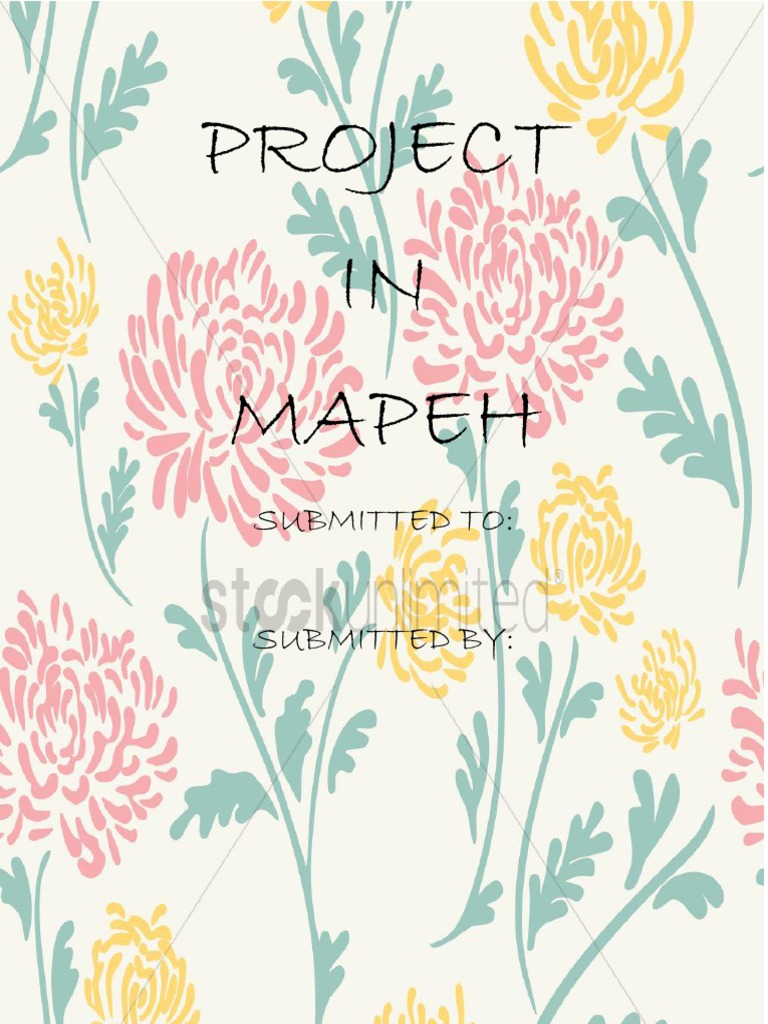 Project IN Mapeh: Submitted To: Submitted by | PDF