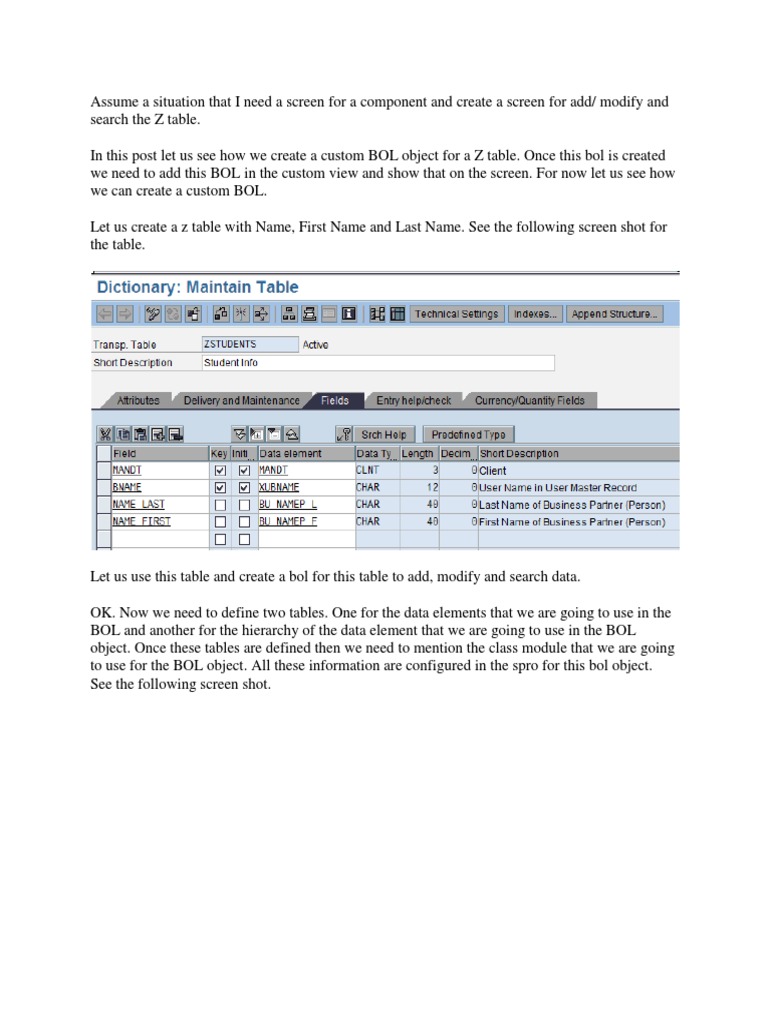 Custom Genil Objects And Bol Creation Pdf Class Computer Programming Inheritance Object