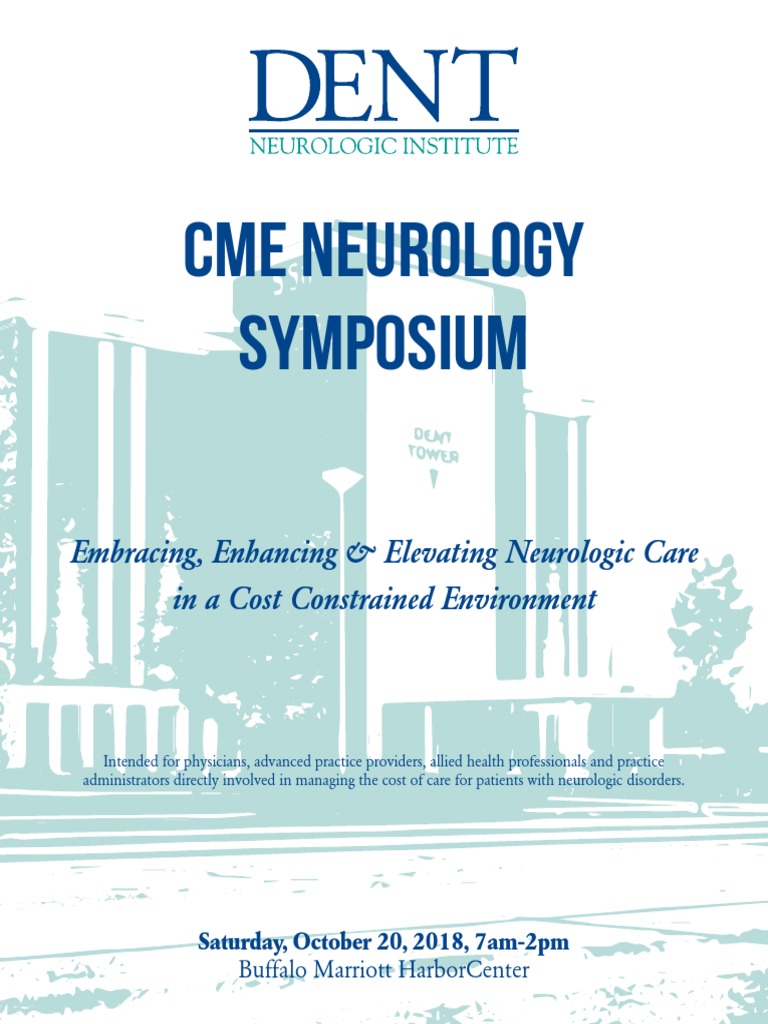 DENT Neurologic CME 2018 Program | PDF | Neurology | Preventive Healthcare