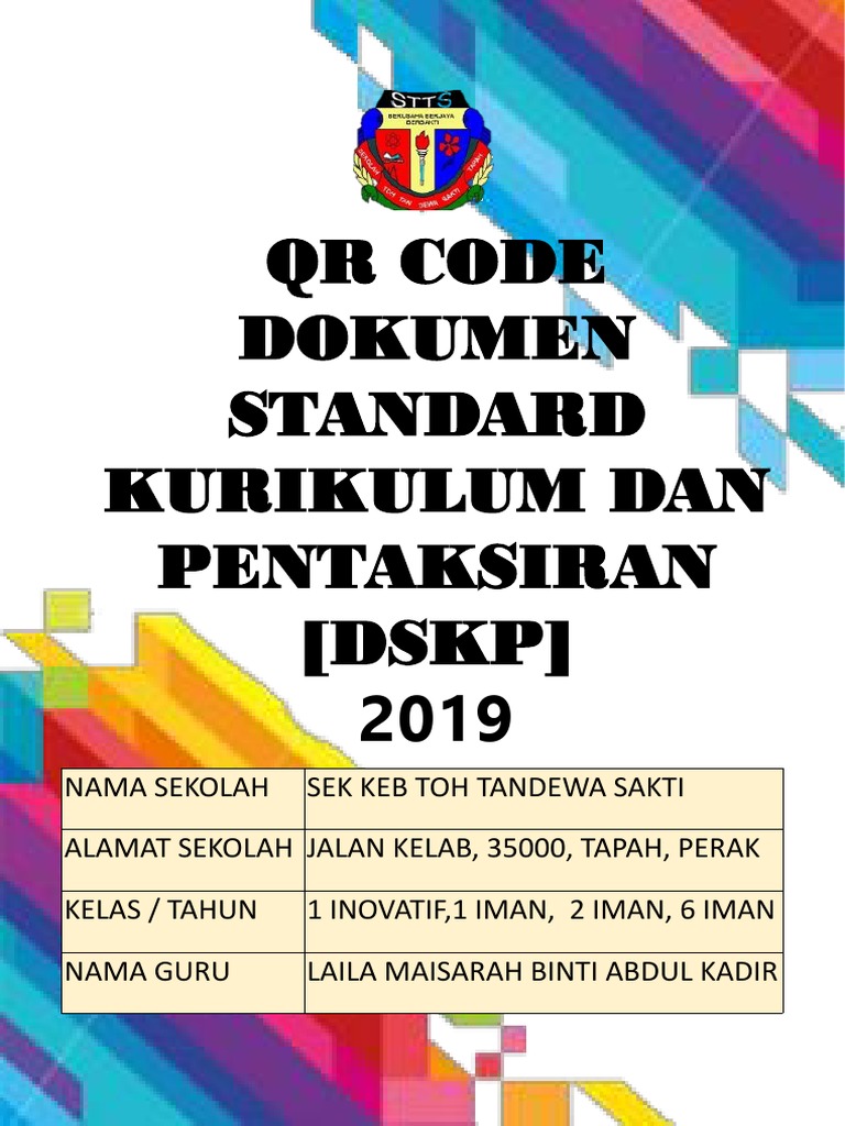 QR Code DSKP | PDF