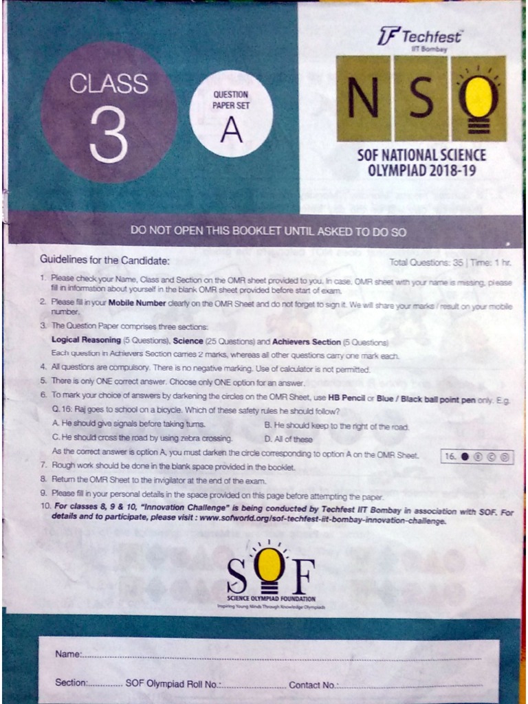 Nso 2018 | PDF