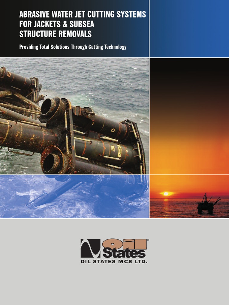 Abrasive Water Jet Cutting | PDF | Subsea (Technology) | Deep Foundation
