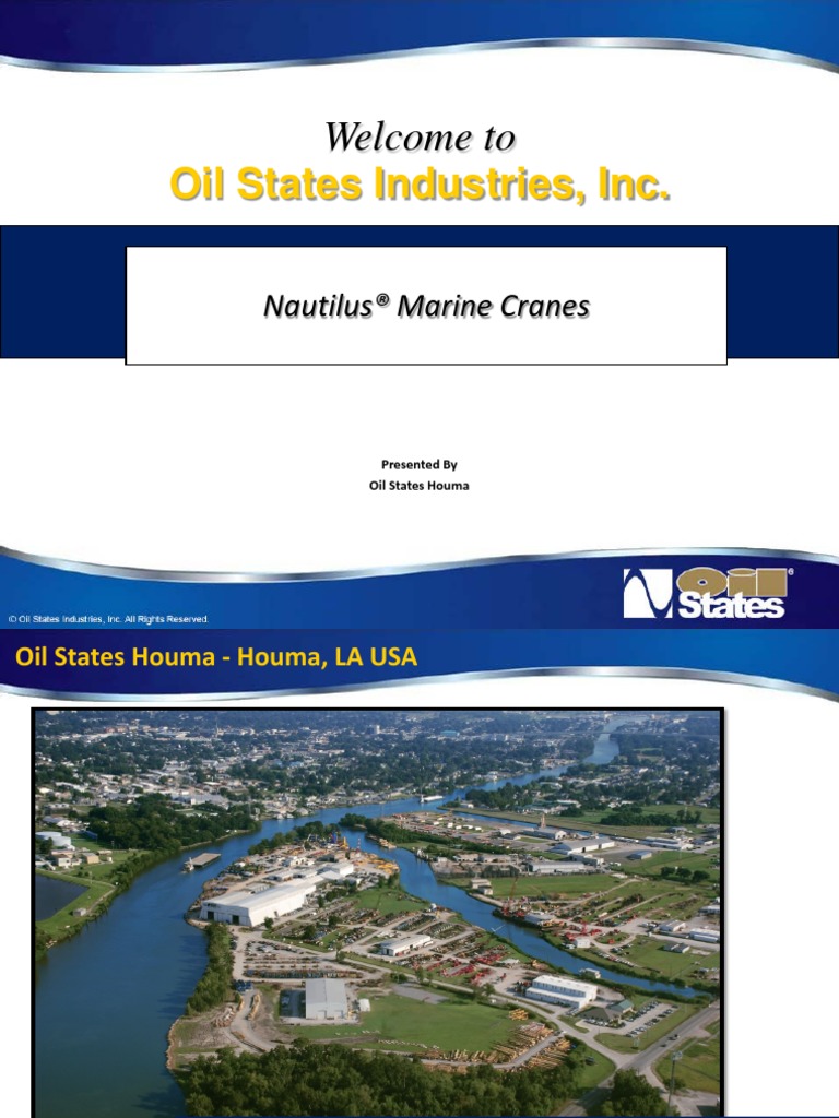 Nautilus Marine Cranes Pesentation | PDF | Petroleum Industry | Petroleum