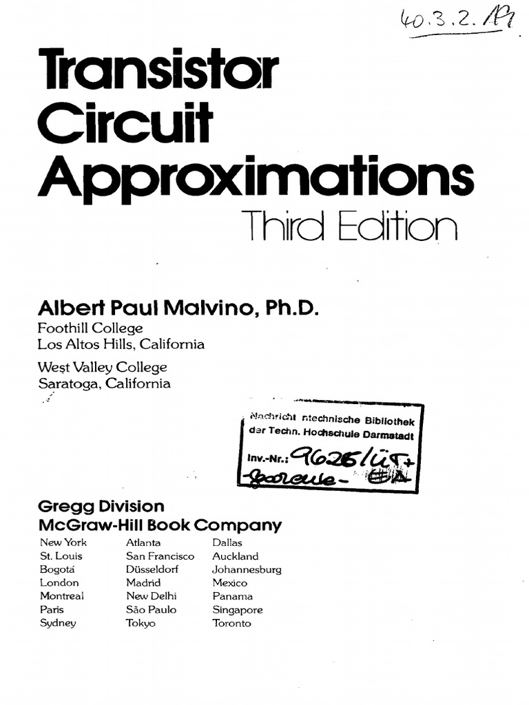 Transistor Approximations | PDF | Amplifier | Diode