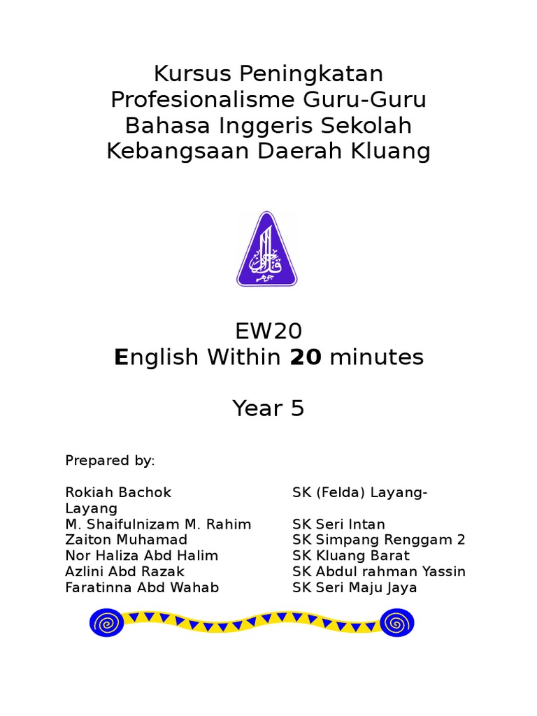 Modul EW20 Year 5 | PDF | Burglary | Nature