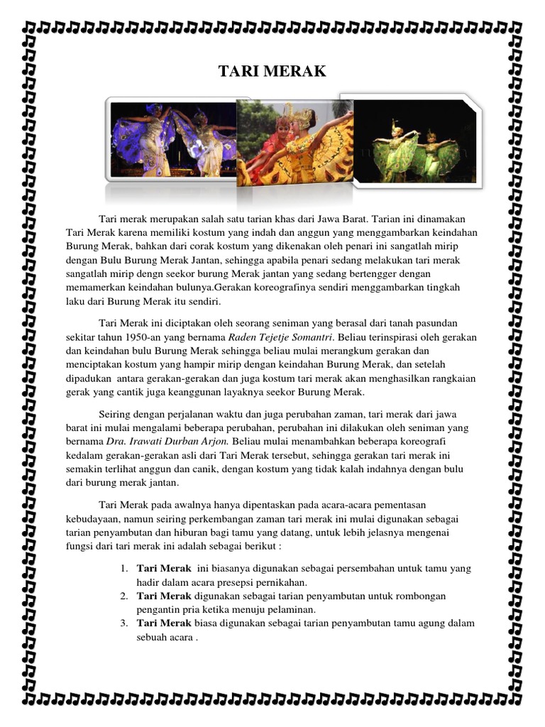 Tari Merak | PDF
