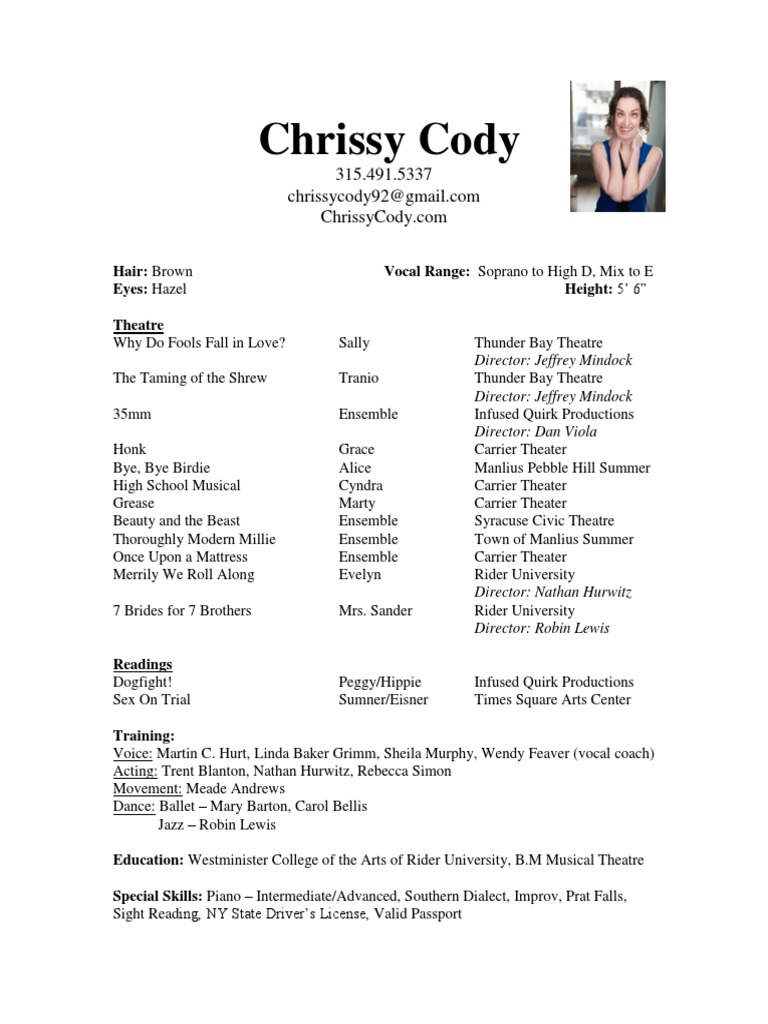 Chrissy Cody Resume | PDF