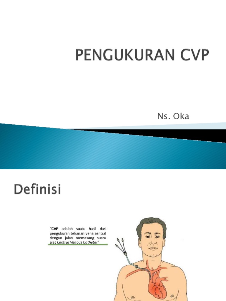 Pengukuran CVP | PDF