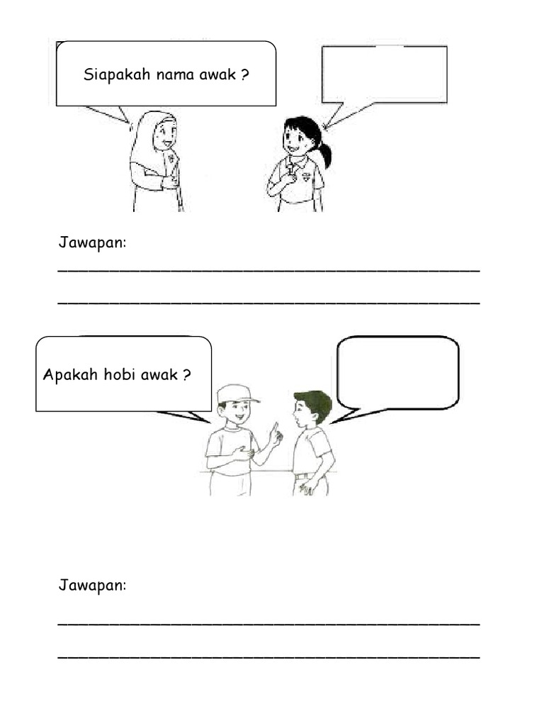 Latihan Perbualan Dialog THN 3 | PDF