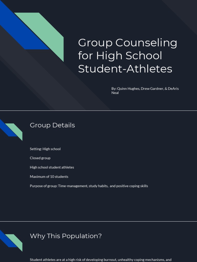 Group Counseling For High School Student-Athletes | PDF | Learning ...