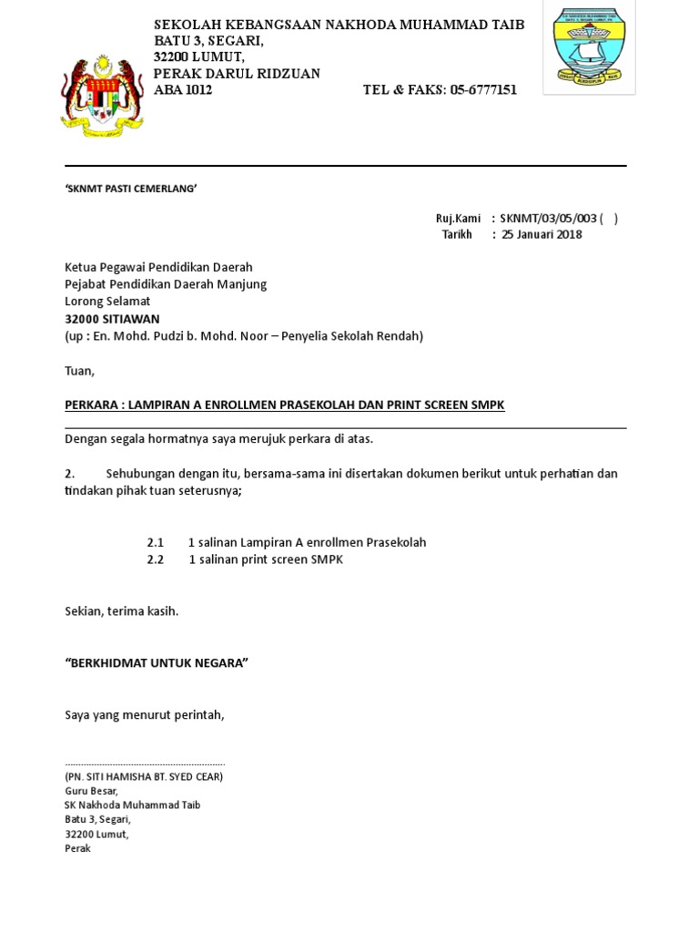 Surat Iringan PPD | PDF