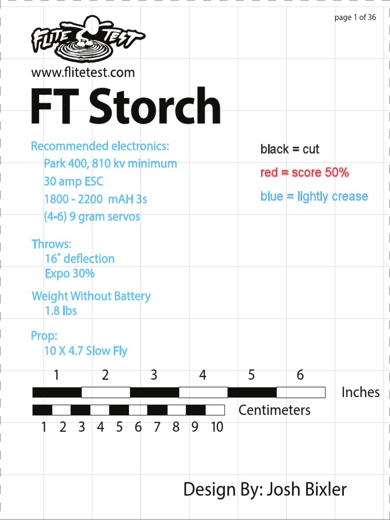 FT Storch TILED PLANS PDF | PDF
