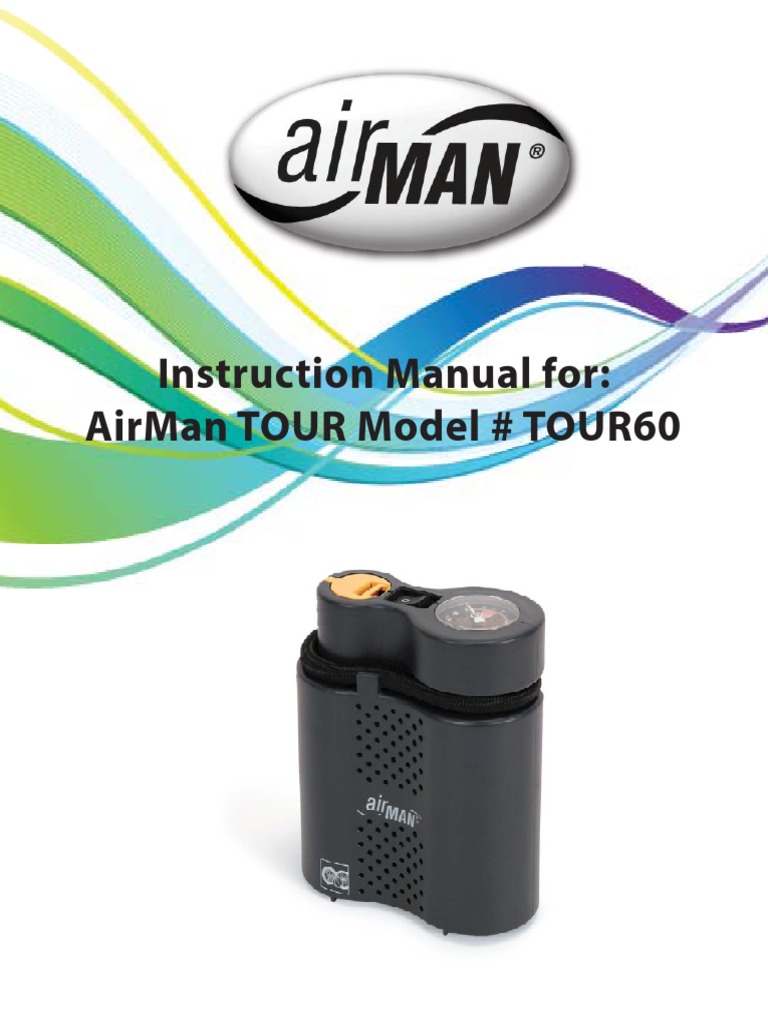 Airman Tour Owners Manual | PDF | Pressure Measurement | Tire